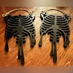 Jewelry | Dripping Ribs Ribcage Spinal Cord Skeleton Gothic Creepy ...